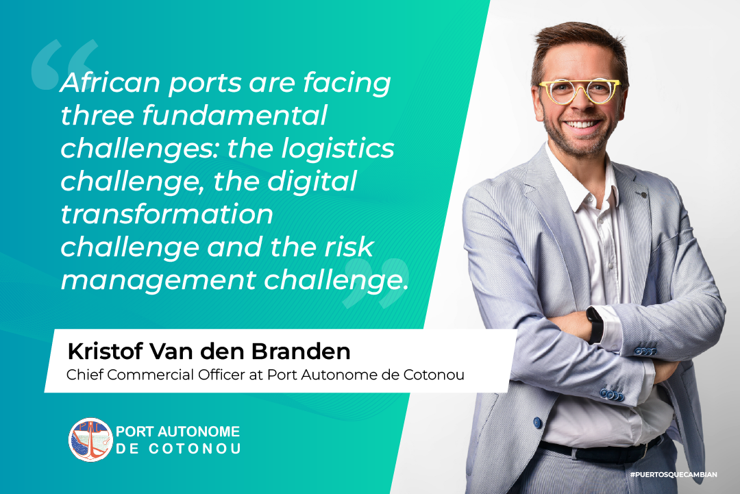 Interviewing Kristof Van den Branden from Port Authority of Cotonou